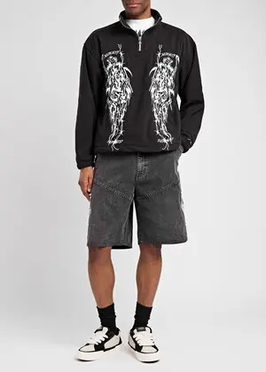 WARREN LOTAS Serenity Reaper Embroidered Fleece Jacket