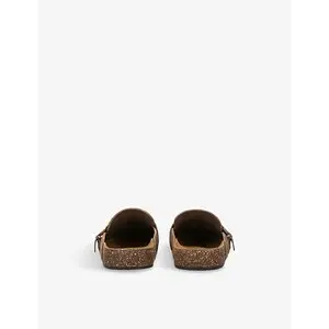 Tory Burch Mellow Suede Mules - Tan
