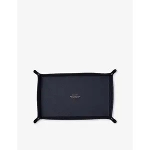 Smythson Small Rectangular Leather Trinket Tray