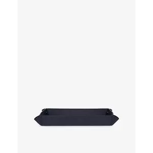 Smythson Small Rectangular Leather Trinket Tray