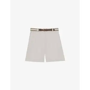 REISS Devon Belted Woven Shorts