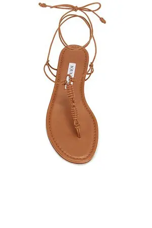 AQUAZZURA Oaxaca Thong Flat Sandal With Ankle Tie