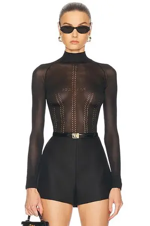 Dolce & Gabbana Sheer Knit Top