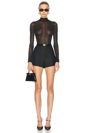 Dolce & Gabbana Sheer Knit Top