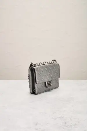 Chanel Lambskin Chic Pearls Flap Bag