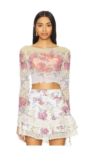 Agua Bendita Floral Blouses
