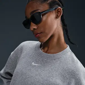 Nike Sportswear Phoenix Fleece Oversized Crew-neck Sweatshirt - Grey