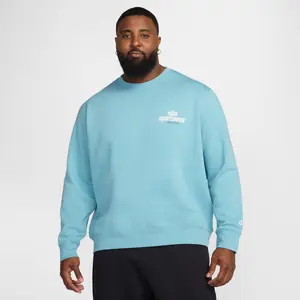 Nike Club Fleece Crewneck - Blue