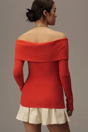BISHOP + YOUNG Blae Off-the-shoulder Sweater