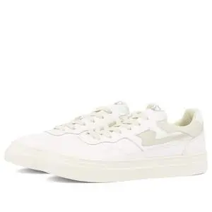 S.W.C STEPNEY WORKERS CLUB Pearl S-strike Leather Sneakers - White/putty