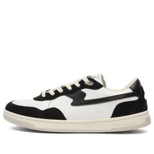 S.W.C STEPNEY WORKERS CLUB Pro Cup 01 S-strike Leather Suede Sneakers - Black White