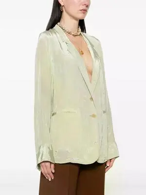 FORTE_FORTE Crinkled Blazer