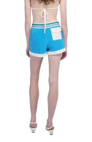 Anna Sui Cabana Terry Shorts