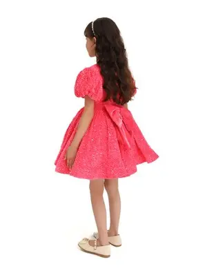 MIMI TUTU Paraiso Sequin Dress With Bow