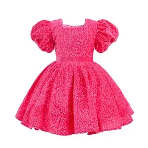 MIMI TUTU Paraiso Sequin Dress With Bow