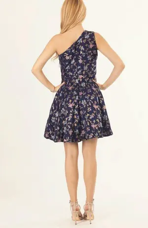 RAAS Azurine One Shoulder Short Dress