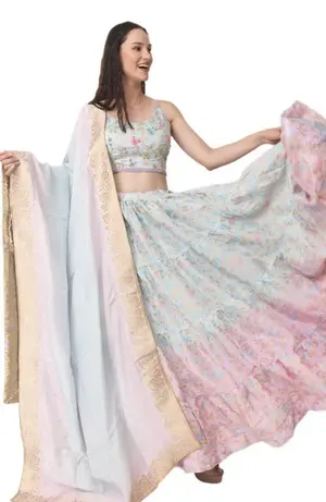 RAAS Bethany Hand Tie-dye Lehenga Choli Set