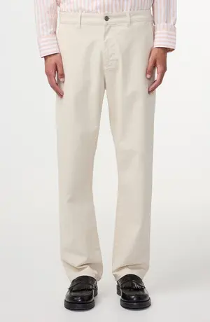 Nn07 Aden 1923 Classic Fit Stretch Organic Cotton Chinos - Ivory