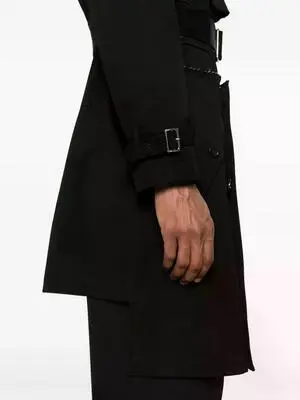 BLACK COMME DES GARÇONS Twill Trench Coat
