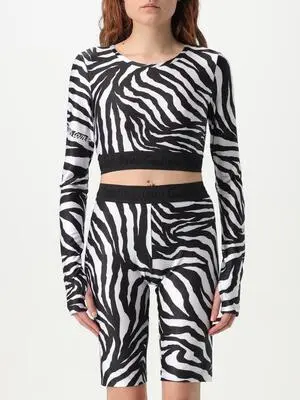 Versace Zebra Print Cropped Top
