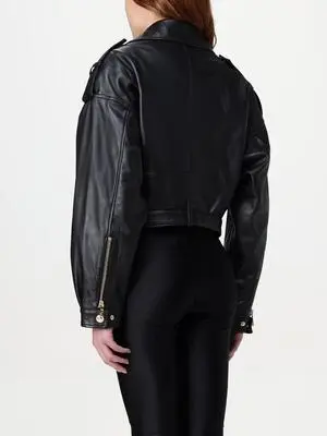 Just Cavalli Leather Biker Jacket