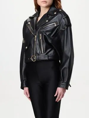 Just Cavalli Leather Biker Jacket