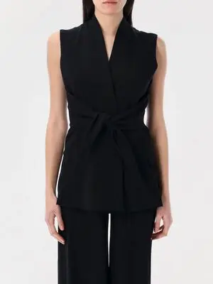 Women's Black Waistcoat