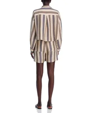 Rag & Bone Logan Beach Striped Shorts