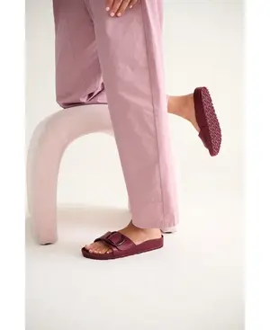 BIRKENSTOCK Madrid Eva Big Buckle Sandals - Zinfandel