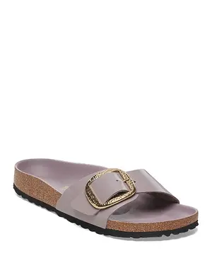 BIRKENSTOCK Madrid Big Buckle High Shine Sandals - Purple