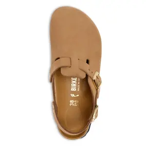 BIRKENSTOCK Tokio Leather Clogs - Beige
