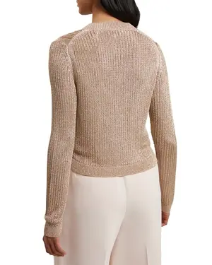 Ted Baker London Manya Chainmail Knit Cardigan