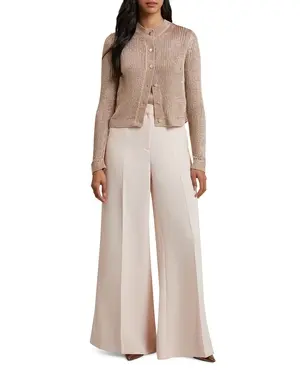 Ted Baker London Manya Chainmail Knit Cardigan