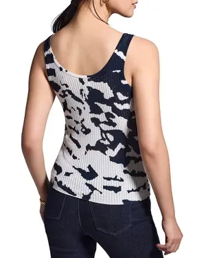 NIC+ZOE Nightfall Ribbed Sweater Tank Top
