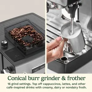 CUISINART Em-640 Espresso Bar Grind & Brew Espresso Machine