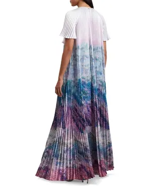 Ted Baker London Deeliaa Pleated Maxi Dress