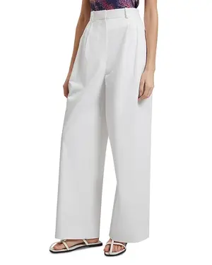 Ted Baker London Zozia Pleat Front High Waisted Trousers
