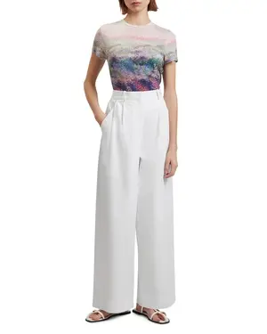 Ted Baker London Zozia Pleat Front High Waisted Trousers