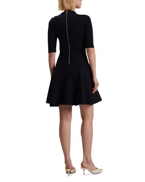 Ted Baker London Ribbed Knit Skater Dress