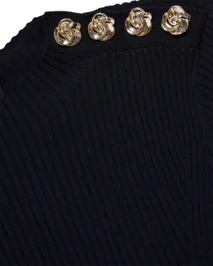 Ted Baker London Ribbed Knit Skater Dress