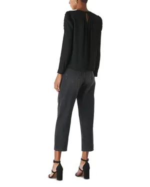 Whistles Nelly Ruched Top