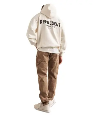 REPRESENT Owners Club Oversized Hoodie - Flat White