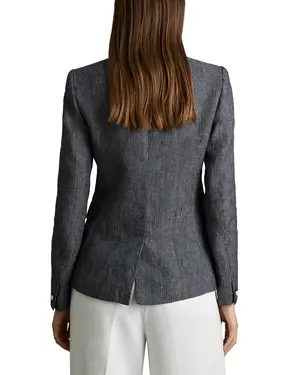 REISS Petites Double Breasted Blazer