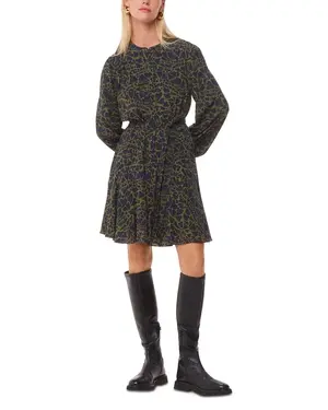 Whistles Abstract Petal Flippy Dress