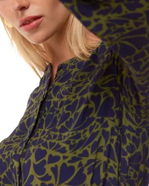 Whistles Abstract Petal Flippy Dress
