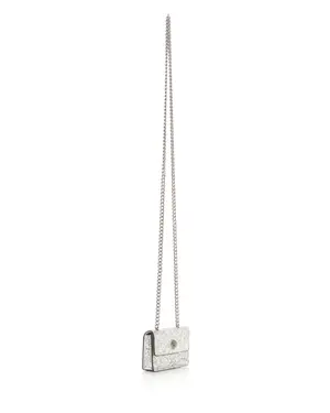 Kurt Geiger Micro Kensington Crossbody Bag - Silver