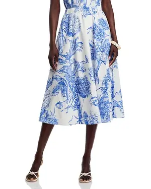 T Tahari Printed Skirt
