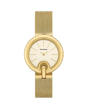 Tory Burch Pierced Watch 36mm - Cream/gold