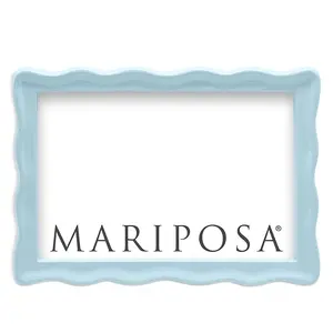 MARIPOSA Wavy Frame, 4 X 6 - Dusty Blue