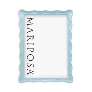 MARIPOSA Wavy Frame, 5 X 7 - Dusty Blue